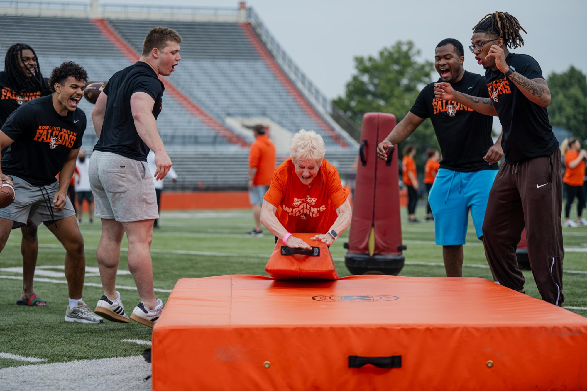 BGSU Football team hosts annual Women’s Football Clinic: ‘I actually ...